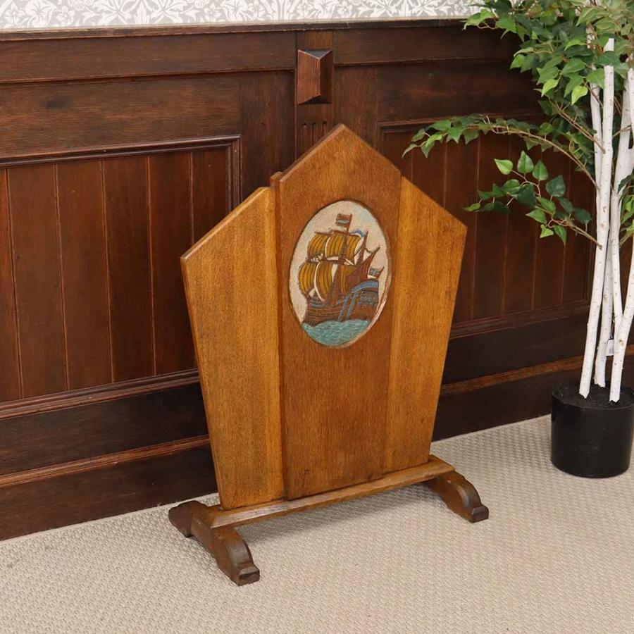 ファイヤースクリーン 英国 アンティーク オーク材 1930年代 イギリス VC113-123 : ビクトリアンクラフトYahoo!店 - 通販 - Yahoo!ショッピング