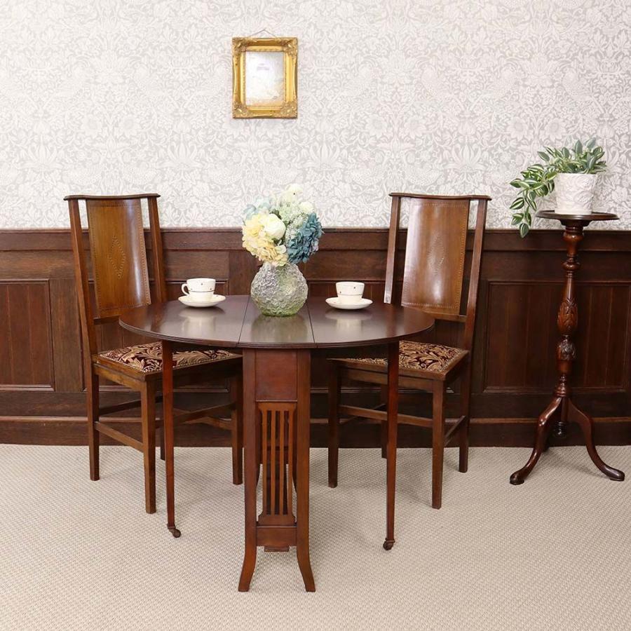 サザーランドテーブル 英国 アンティーク マホガニー材 1930年代 イギリス VC113-152 : ビクトリアンクラフトYahoo!店 - 通販 - Yahoo!ショッピング