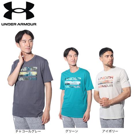 UNDER ARMOUR（アンダーアーマー） （メンズ）スタックド ロゴフィル 半袖Tシャツ 1361903 : VictoriaSurf ...