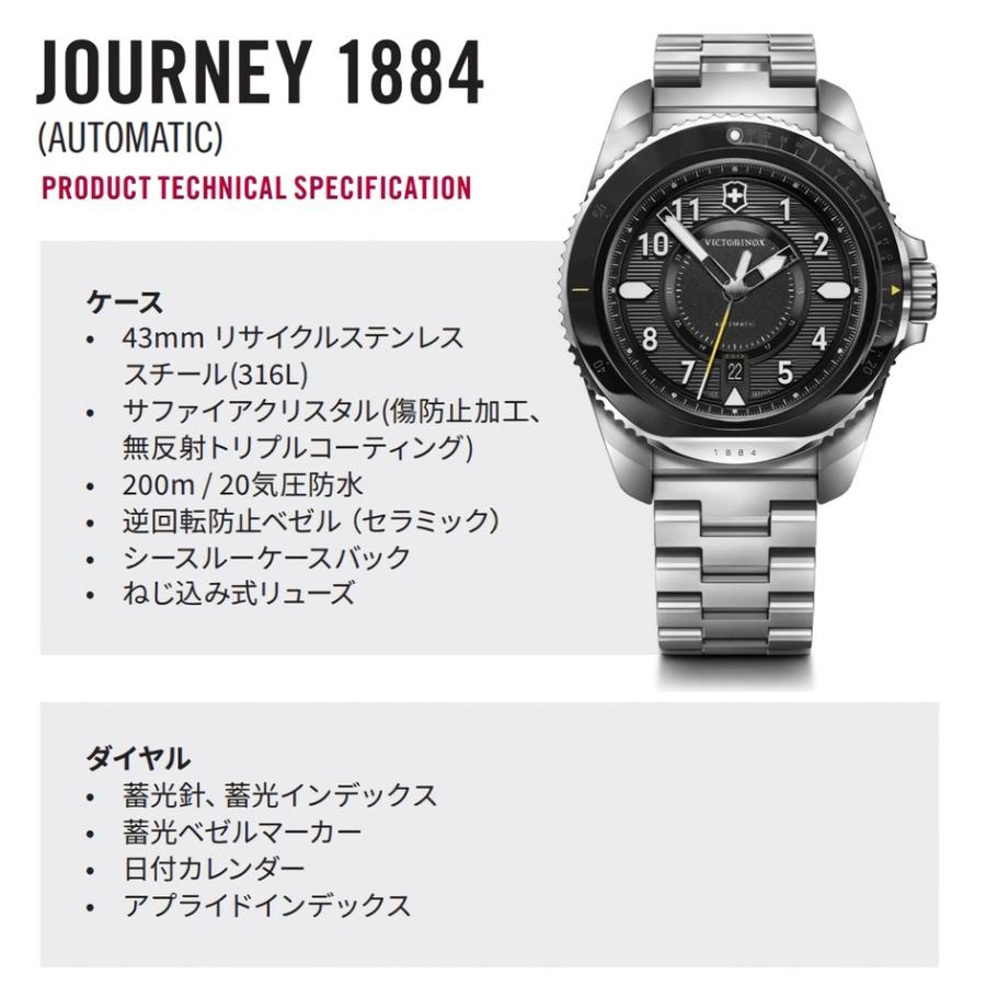 VICTORINOX（ビクトリノックス） オリジナルCAPプレゼント 公式 ジャーニー JOURNEY 1884 ブルー 正規品 5年保証 腕 ...