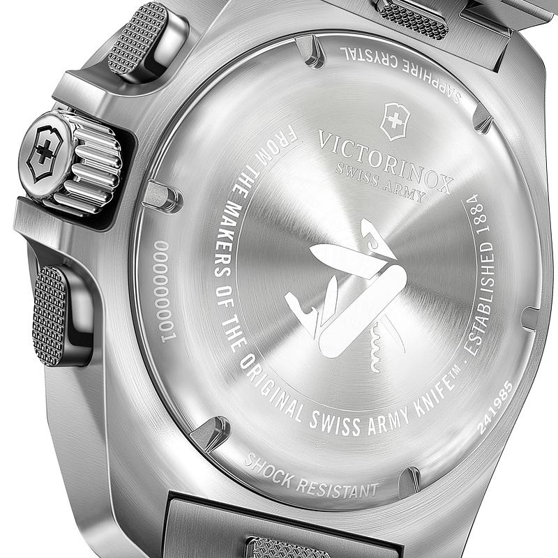 VICTORINOX（ビクトリノックス） オリジナルポーチプレゼント 公式 I.N.O.X. イノックス クロノ カーボン チタン ブラック ...