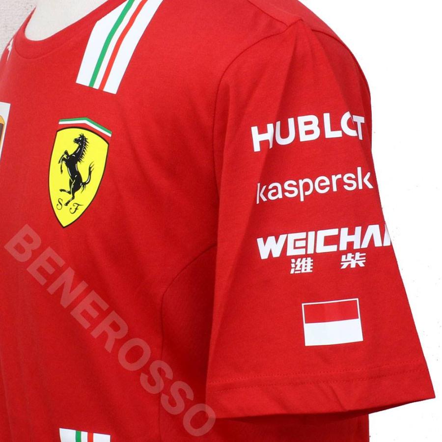 PUMA スクーデリア フェラーリ チーム C.ルクレール Tシャツ 2020 レッド 763039-01 : F1グッズ・ショップ ...