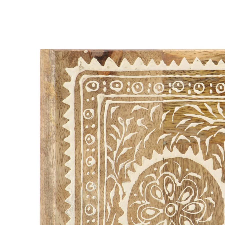 手塗りミラー 40x55cm マンゴー無垢材 : 286156 : vidaXL - 通販 - Yahoo!ショッピング