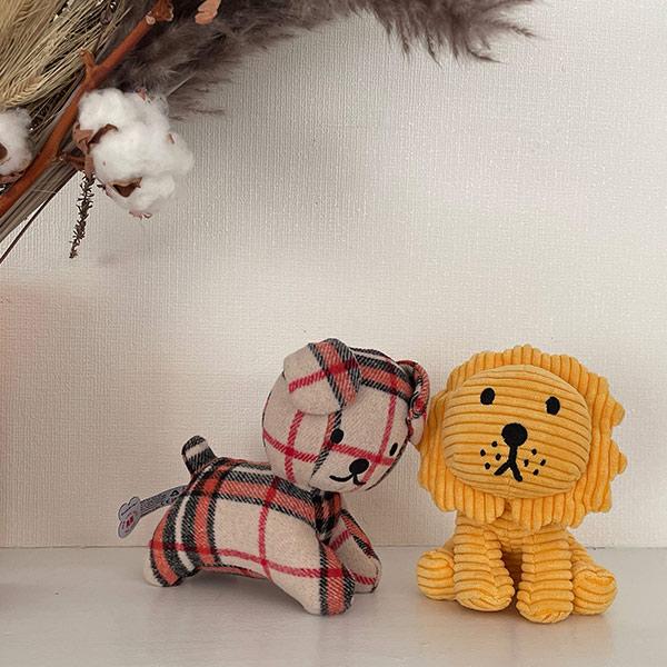 Miffy ぬいぐるみ ライオン 17cm ミッフィー コーデュロイ イエロー ブルーナ グッズ 公式 キャラクター かわいい 大人 子供 3歳以上 ボントントイズ BTT-035BR ...