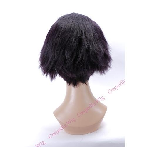 ウィッグ コスプレ ショートフロントレース バイオレットブラック コスプレウィッグ フルウィッグ ネット付き 耐熱 あすつく対応 :JN ...