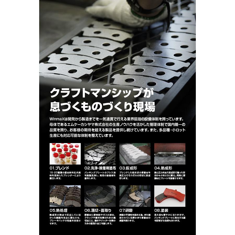 WinmaX 【WinmaX/ウィンマックス】 ブレーキパッド MC2 370 : ビゴラス3 - 通販 - Yahoo!ショッピング