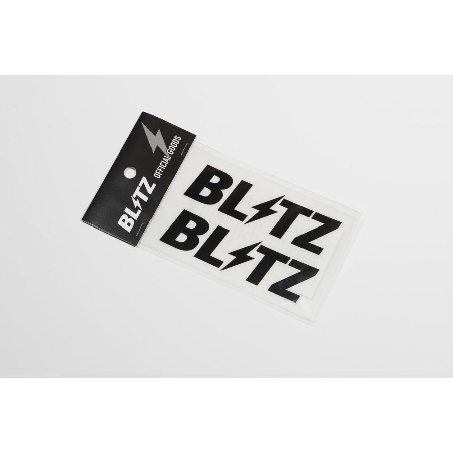【BLITZ/ブリッツ】 BLITZ Logo sticker BLACK 100mm(2枚入り) [13552] : 13552 : ビゴ ...
