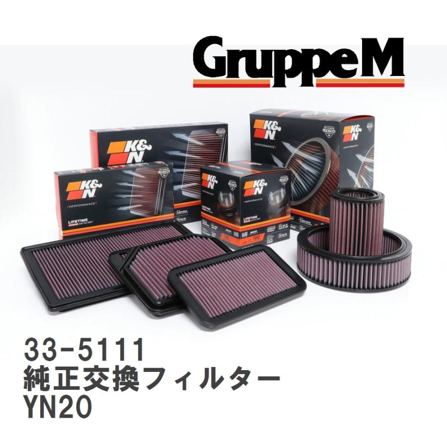 【GruppeM】 K&N 純正交換フィルター 13718480400 ミニ MINI (III) F60 LCI YZ20 20- [33 ...