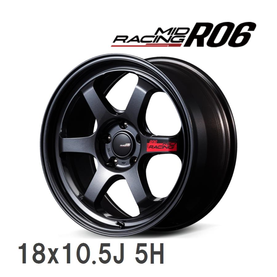 マルカサービス 【MID/マルカサービス】 MID RACING R06 18x10.5J 12 114.3 5H クリスタルブラック アルミホイール 4本セット : ビゴラス - 通販 ...