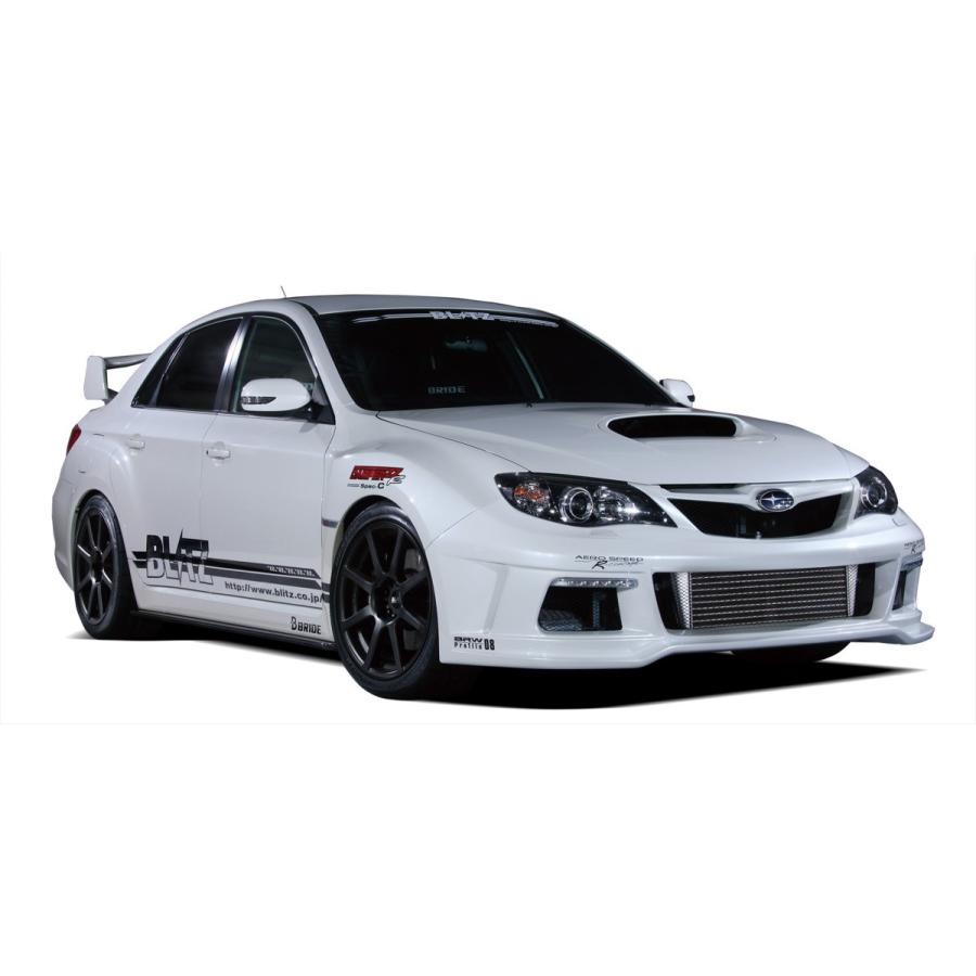 BLITZ 【BLITZ/ブリッツ】 AERO SPEED (エアロスピード) R-Concept フロントバンパースポイラー インプレッサ WRX STI GRB/GRF/GVB/GVF ...