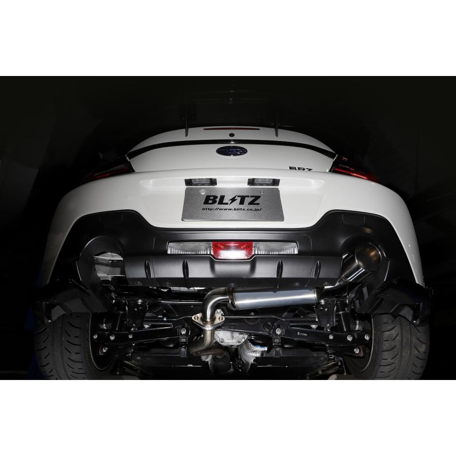 BLITZ 【BLITZ/ブリッツ】 マフラー NUR-SPEC (ニュルスペック) GR86&BRZ Cup Ver.2 ステンレスカラー ...