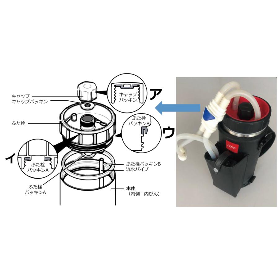 【HPI】 COOL VEST クールベスト 1600ボトル用パッキン3点セット [HPCG-CVBOT-PK] : ビゴラス - 通販 ...