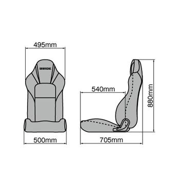 STREAMS 【BRIDE/ブリッド】 リクライニングシート GHOST ブルーカモフラージュ シートヒーター無し [I32CM2] : ビゴラス - 通販 - Yahoo!ショッピング