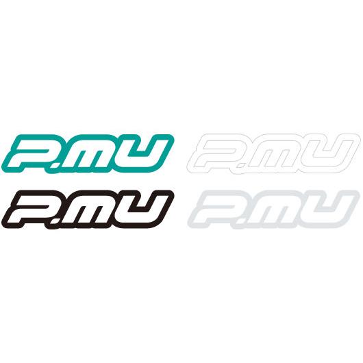【Projectμ/プロジェクトμ】 ORIGINAL STICKER オリジナルステッカー P.MU ヌキ文字ステッカー Black 30× ...
