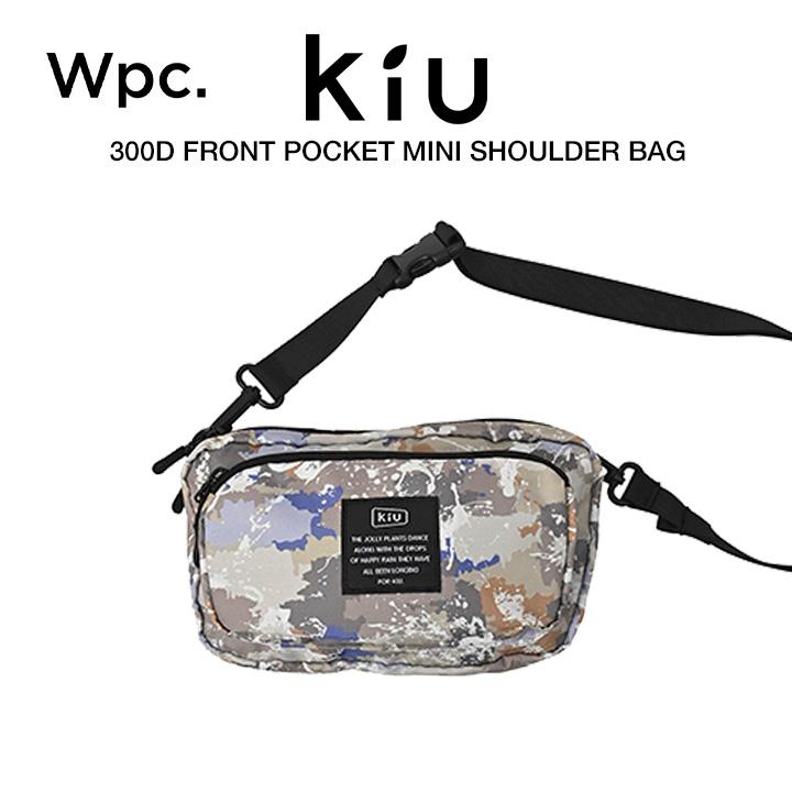 KiU ミニショルダーバッグ 撥水防水 300Dファブリック フロントポケットバッグ スプラッシュカモフラ Wpc. ワールドパーティー K156-509 : VILLAGESTORE ...