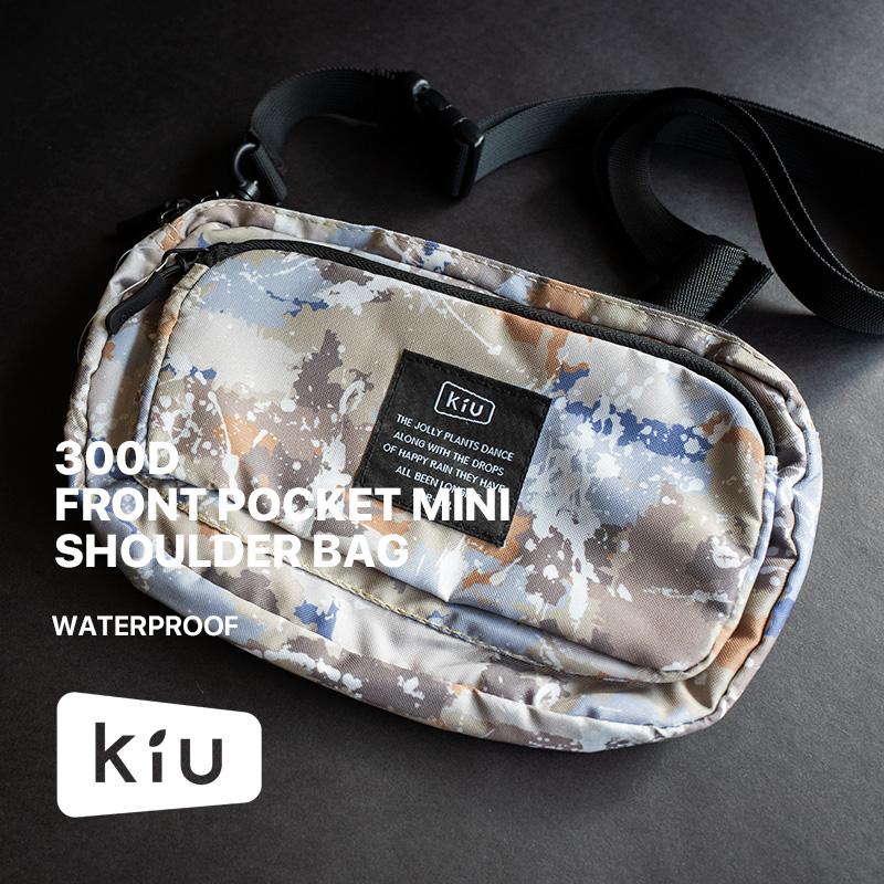 KiU ミニショルダーバッグ 撥水防水 300Dファブリック フロントポケットバッグ スプラッシュカモフラ Wpc. ワールドパーティー K156-509 : VILLAGESTORE ...