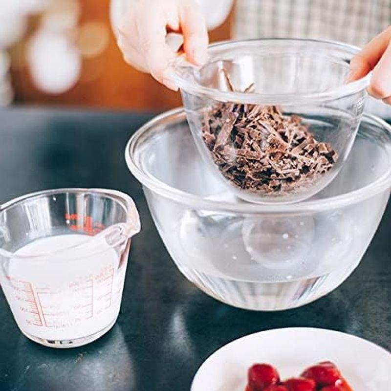 HARIO(ハリオ) 耐熱ガラス製 浅型 ボウル 2個セット 2000ml 2500ml BUONO kitchen マルチ ボール クリア :20240216054145-01464:アップ ...