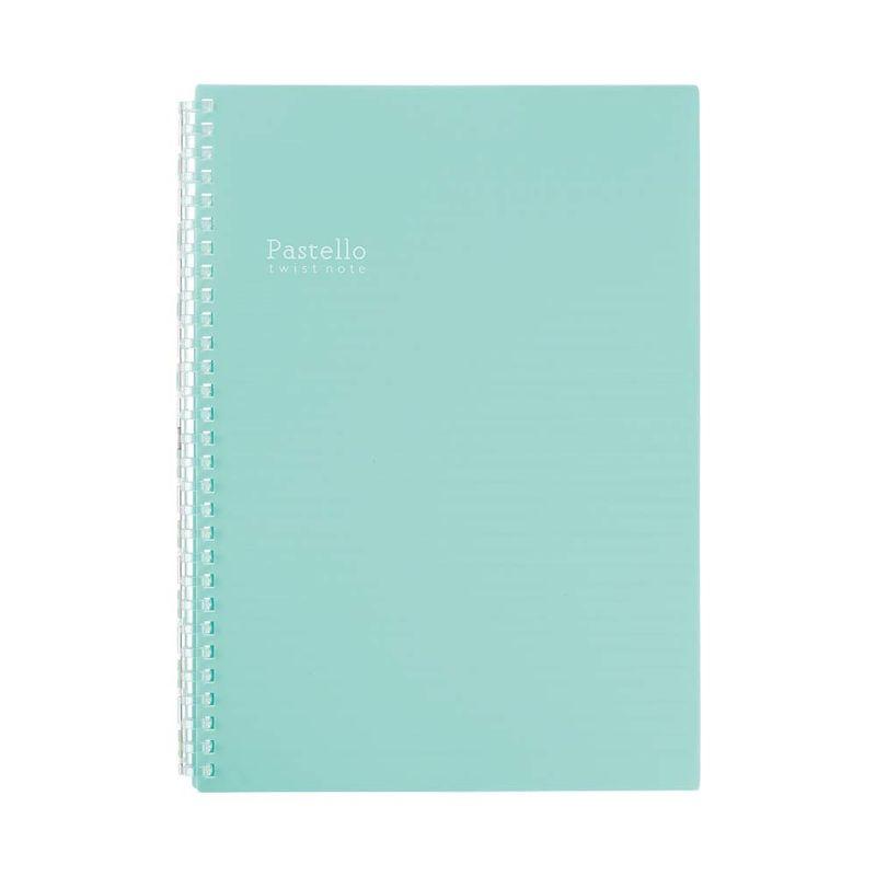 リヒトラブ 開く リングノート ツイストノート セミB5S Pastello 29穴 ライトグリーン N1908-19 : アップヴィレッジ ...