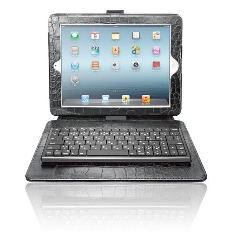 RADIUS iOS対応 Bluetoothキーボード & iPad用スマートケース クロコダイル調 ブラック RP-BK111S : アップヴィレッジ - 通販 - Yahoo!ショッピング