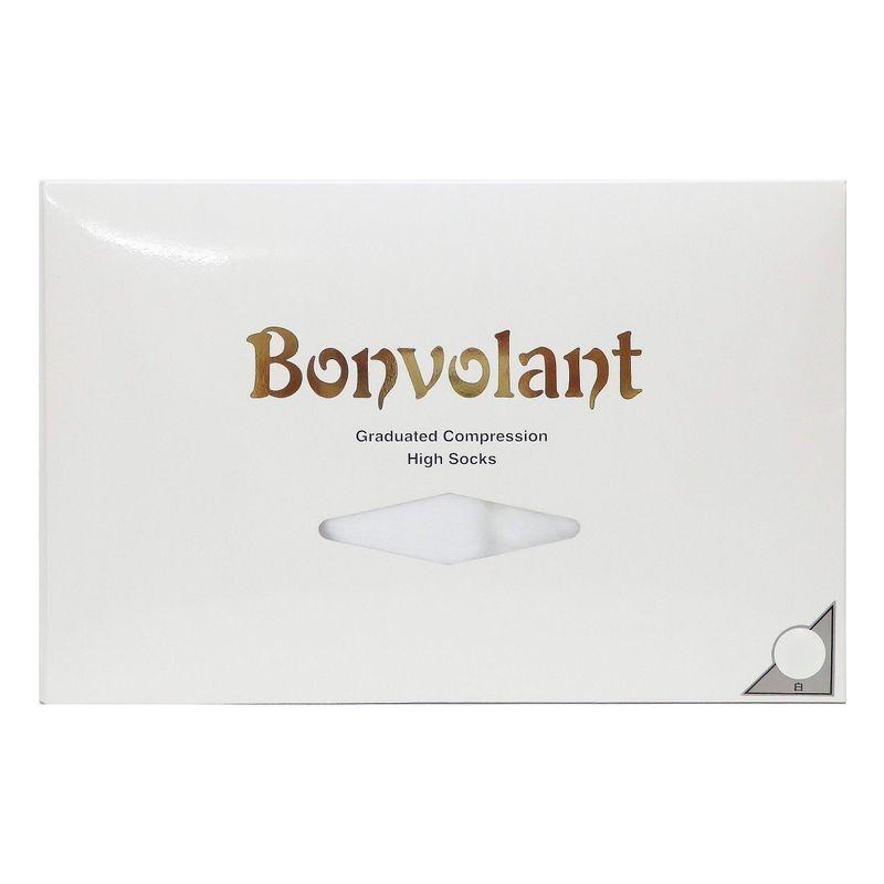 ボンボラン スリム ハイソックス 2足組 白 (Lサイズ) 靴下 圧縮ハイソックス bonvolant : アップヴィレッジ - 通販 ...