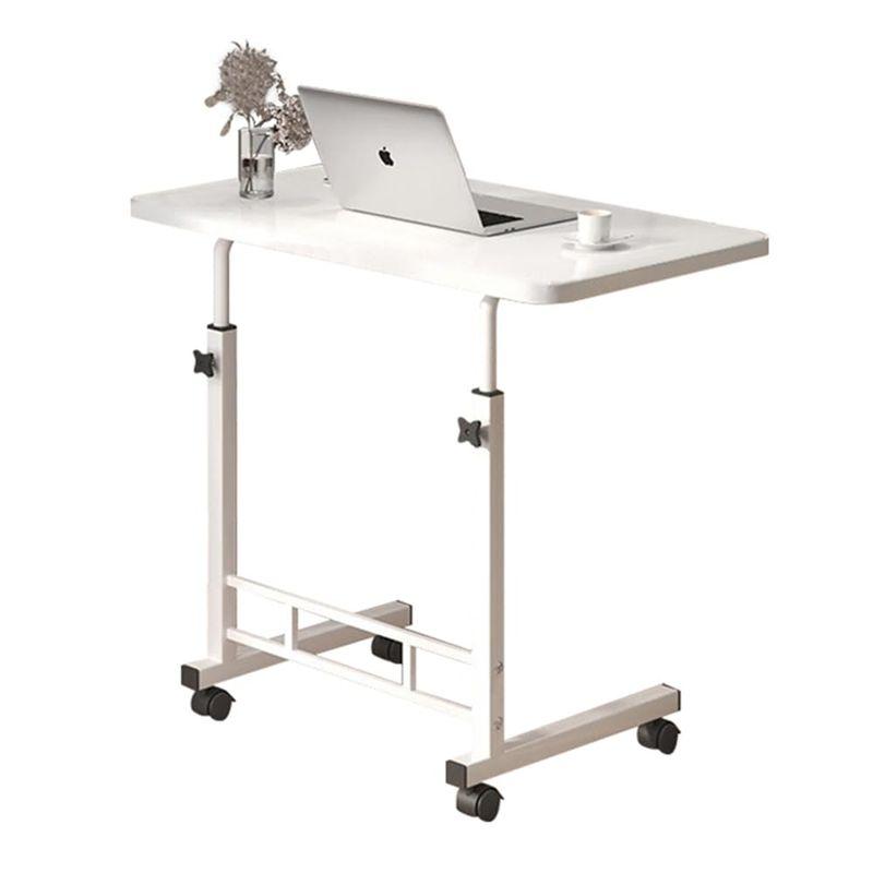 TOPAIM サイドテーブル キャスター付き 昇降式テーブル ベッドテーブル パソコンデスク コの字 高さ調節 在宅勤務 ホワイト : アップヴィレッジ - 通販 - Yahoo!ショッピング