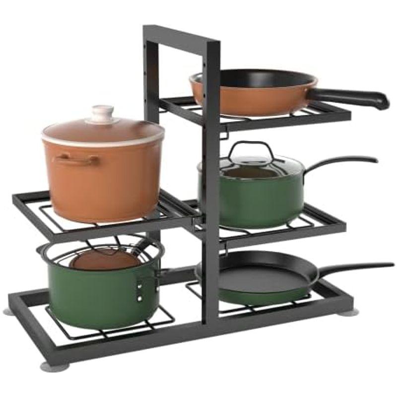 KKC フライパンラック 縦 フライパンスタンド フライパンラックシンク下 鍋おきラック 鍋ラック キッチン用具 シンク下 鍋 仕切りスタン : アップヴィレッジ - 通販 - Yahoo ...