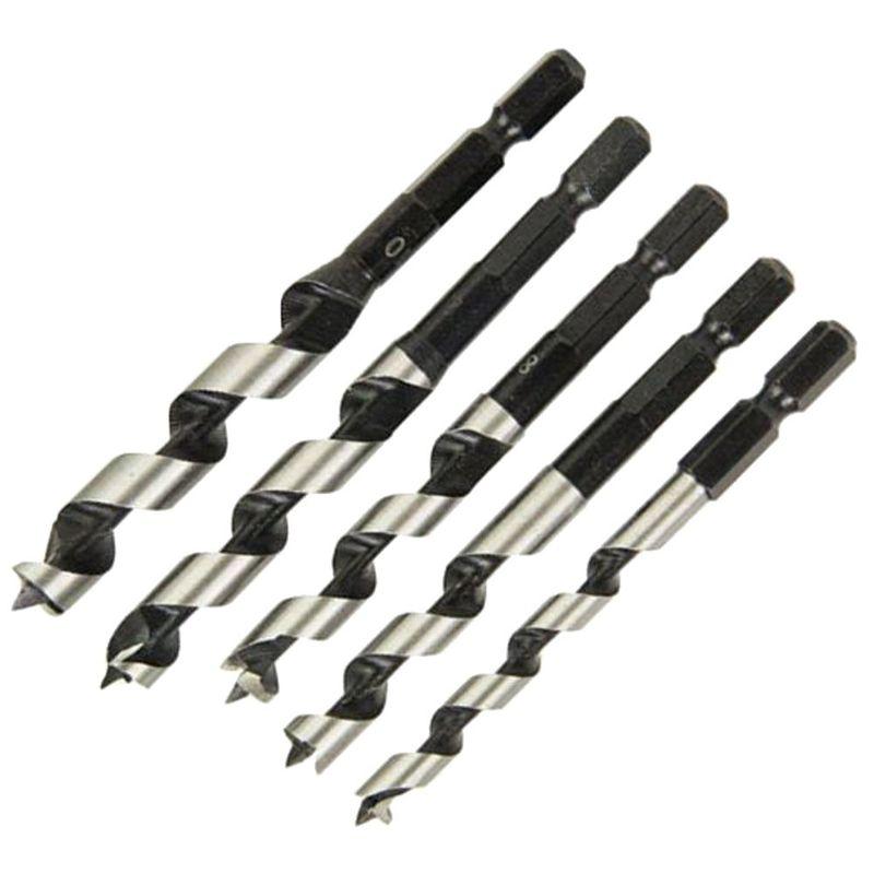 E-Value 木工用 インパクトドリルセット 6・7.5・8・8.5・10mm 5本組 EDSW-5 先三角タイプ : アップヴィレッジ - 通販 - Yahoo!ショッピング