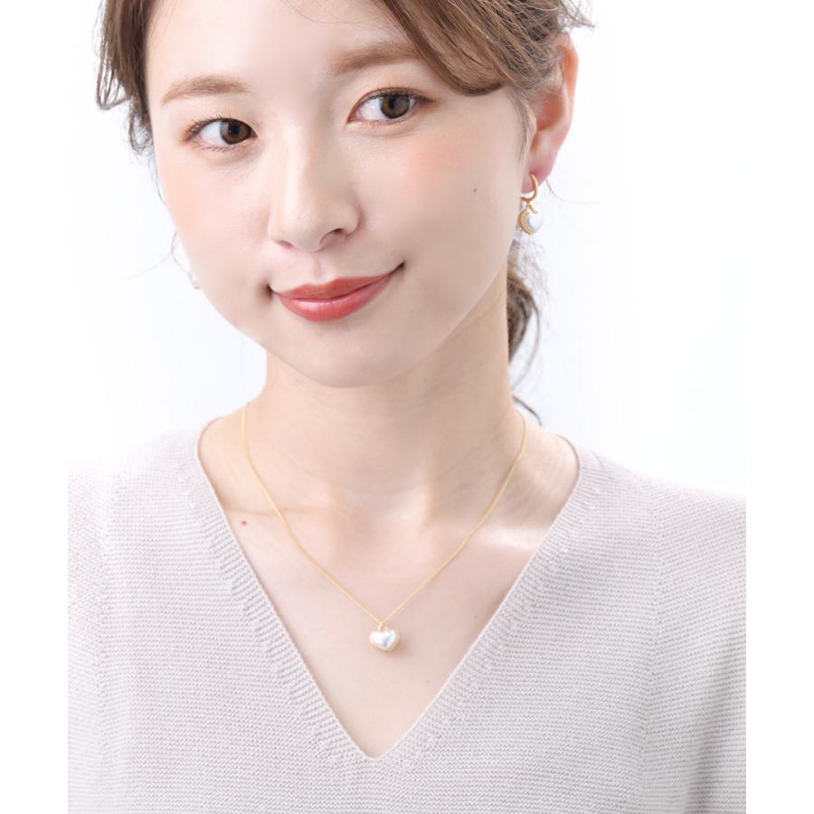 ヴァンテーヌ ネックレス パール ハート モチーフ スライダーチェーン スライド式チェーン C3344 : VINGTAINE - 通販 - Yahoo!ショッピング