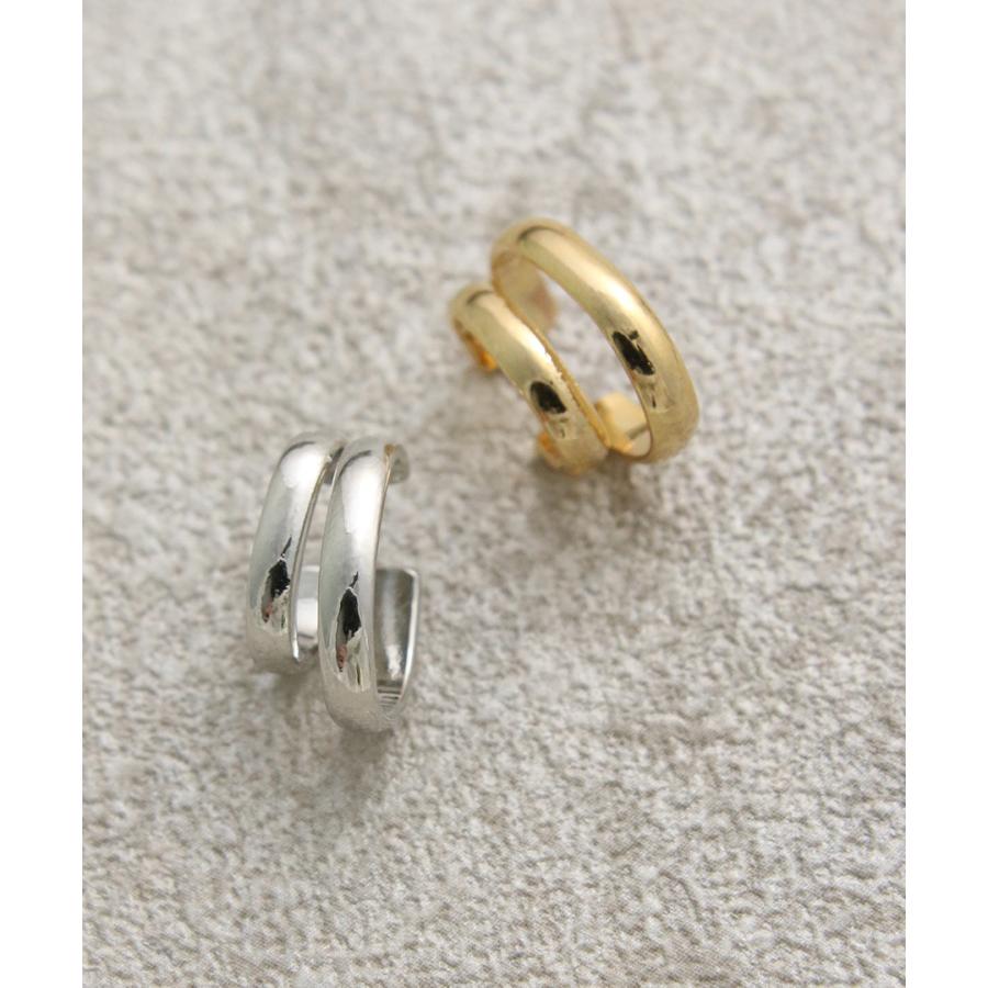 ヴァンテーヌ 【片耳販売】2連風シンプルイヤーカフ 大人カジュアル 重ね付け イヤーカフス イヤカフ E2142 : VINGTAINE - 通販 - Yahoo!ショッピング