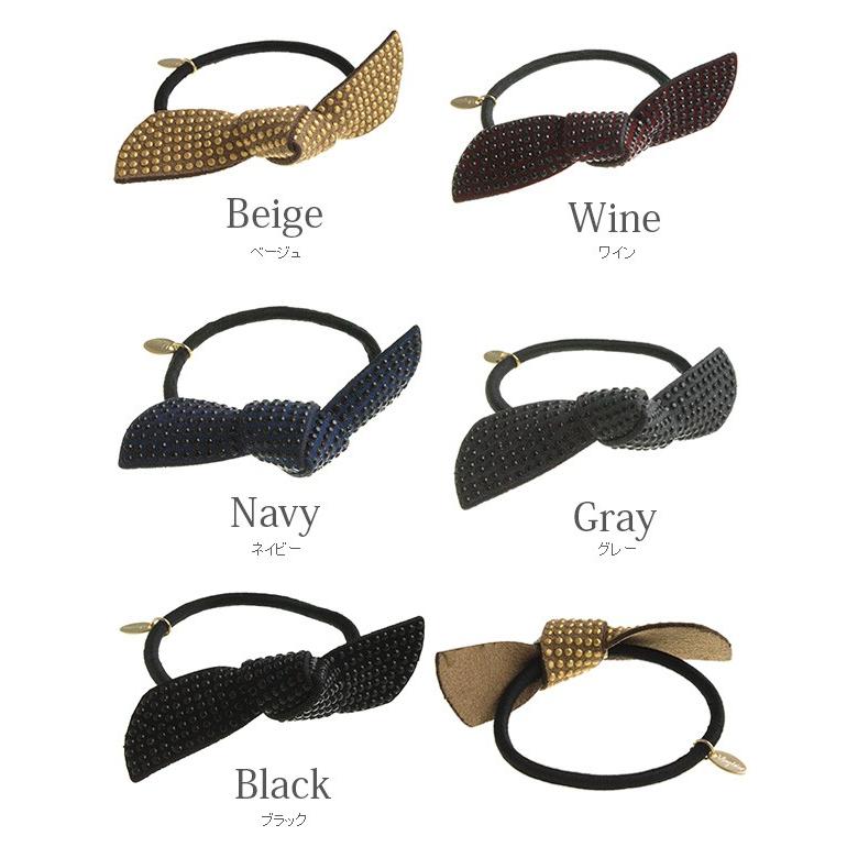 ヘアゴム スタッズ風 リボン ベーシック ヘアアクセサリー H7130 大人っぽい 神戸ヴァンテーヌ :h7130:神戸ヴァンテーヌ ヤフー店 ...