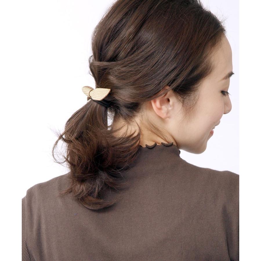 ヴァンテーヌ ヘアゴム スタッズ風 リボン ベーシック ヘアアクセサリー H7130 大人っぽい 爆買 : VINGTAINE - 通販 ...