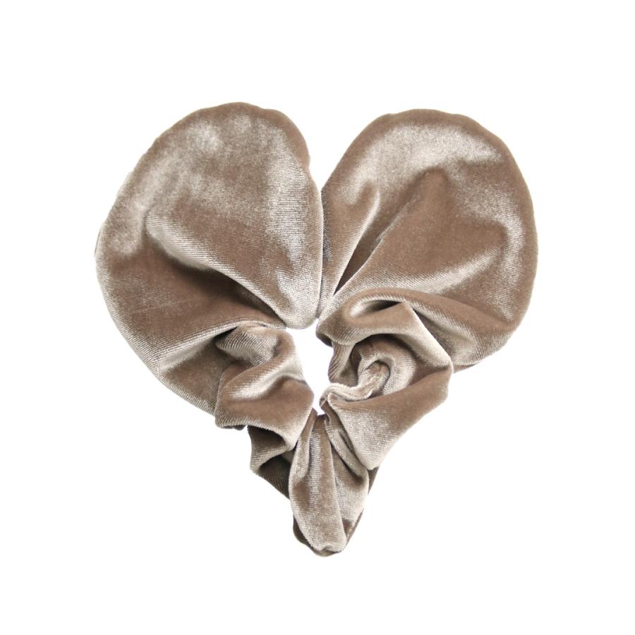 ヴァンテーヌ 一部予約 ハート型のベロアシュシュ(M) クラシカル 上品 ボリューム シンプル ヘアアクセサリー HS-163 mbgt ...