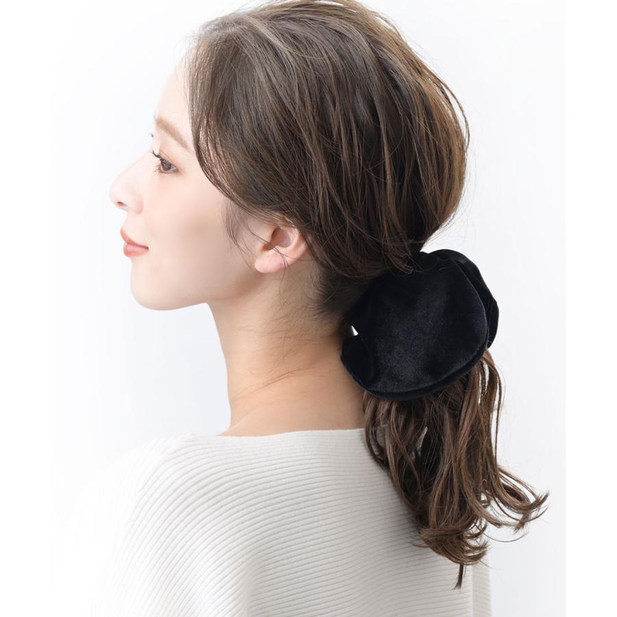 ヴァンテーヌ 一部予約 ハート型のベロアシュシュ(M) クラシカル 上品 ボリューム シンプル ヘアアクセサリー HS-163 mbgt ...