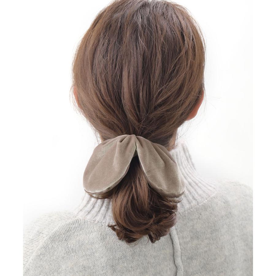 ヴァンテーヌ 一部予約 ハート型のベロアシュシュ(M) クラシカル 上品 ボリューム シンプル ヘアアクセサリー HS-163 mbgt ...