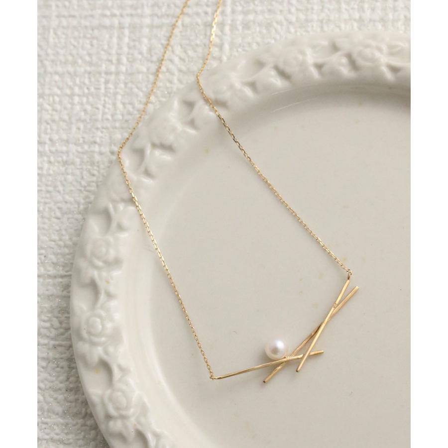 K10 YG ネックレス アコヤパール 枝 誕生石 6月 10金 10K アクセサリー 華奢 LC-77【リュクス】 :lc-77:神戸ヴァン ...