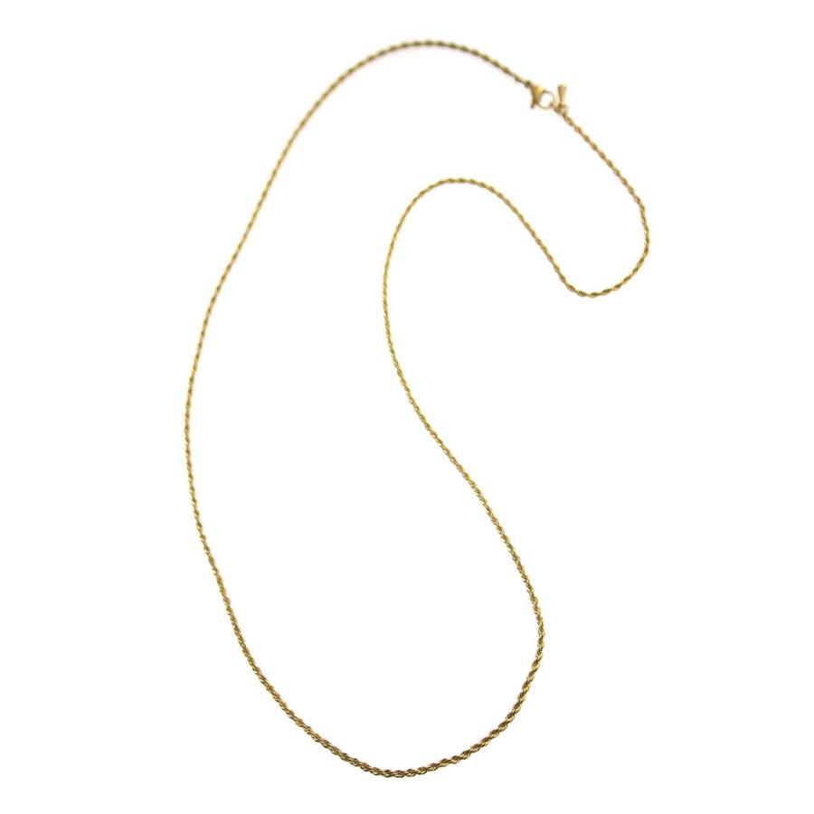 ヴァンテーヌ 50%OFF SALEネックレス ロープチェーン ステンレス 華奢 サージカルステンレス 錆びない 金属アレルギー シンプル TC051 : VINGTAINE - 通販 ...