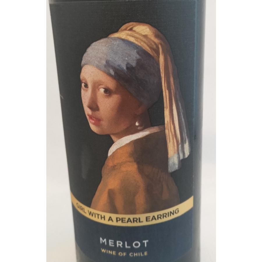 赤ワイン フェルメール 真珠の耳飾りの少女 メルロ Vermeer The Girl with a Pearl Earring Merlot ...