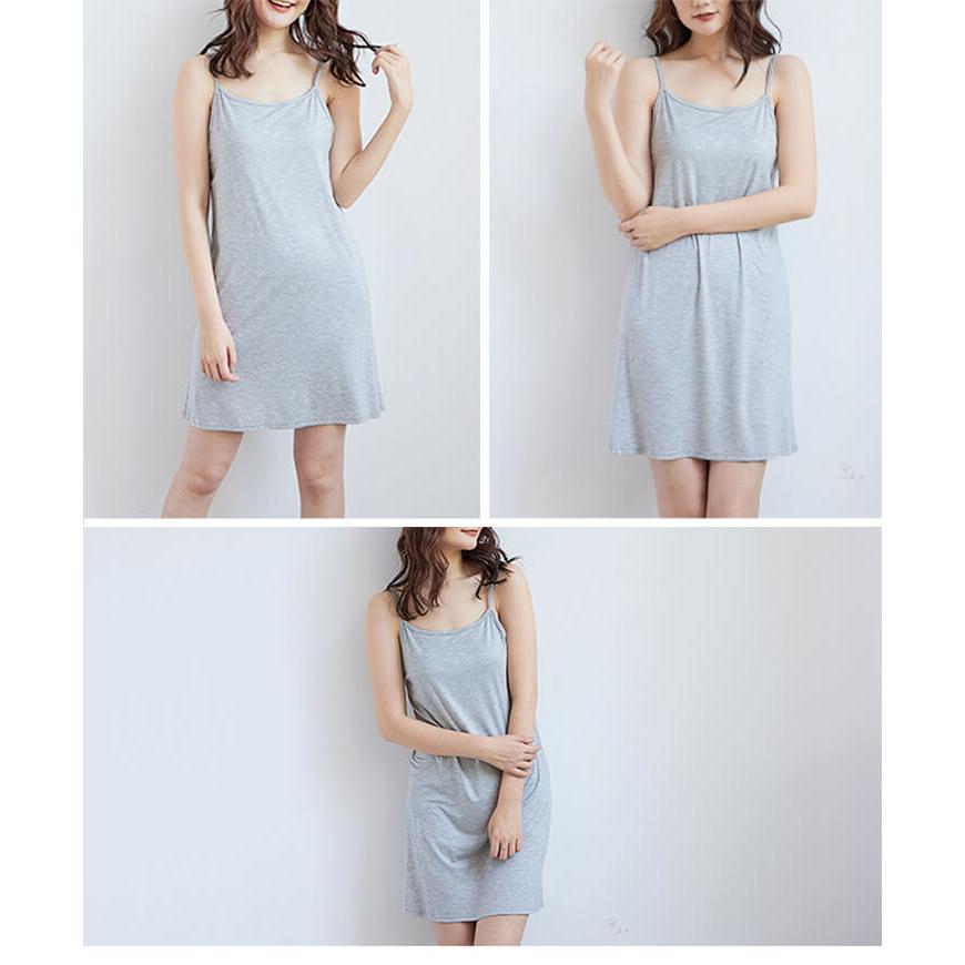 インナーワンピースキャミソール インナーワンピース M〜XLサイズ 長さ3タイプ 2C12 : VinRouge - 通販 - Yahoo!ショッピング