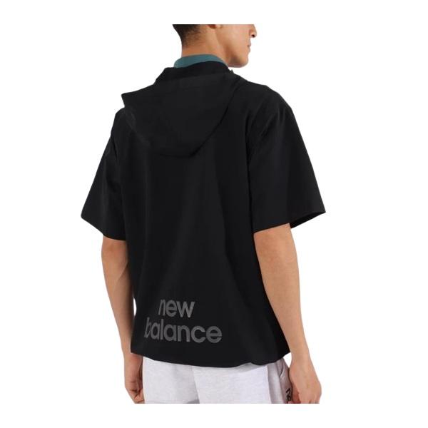 New Balance Golf ニューバランス ゴルフ メンズ 撥水 防風 ハーフジップ 半袖 プルオーバー フーディー 012 ...