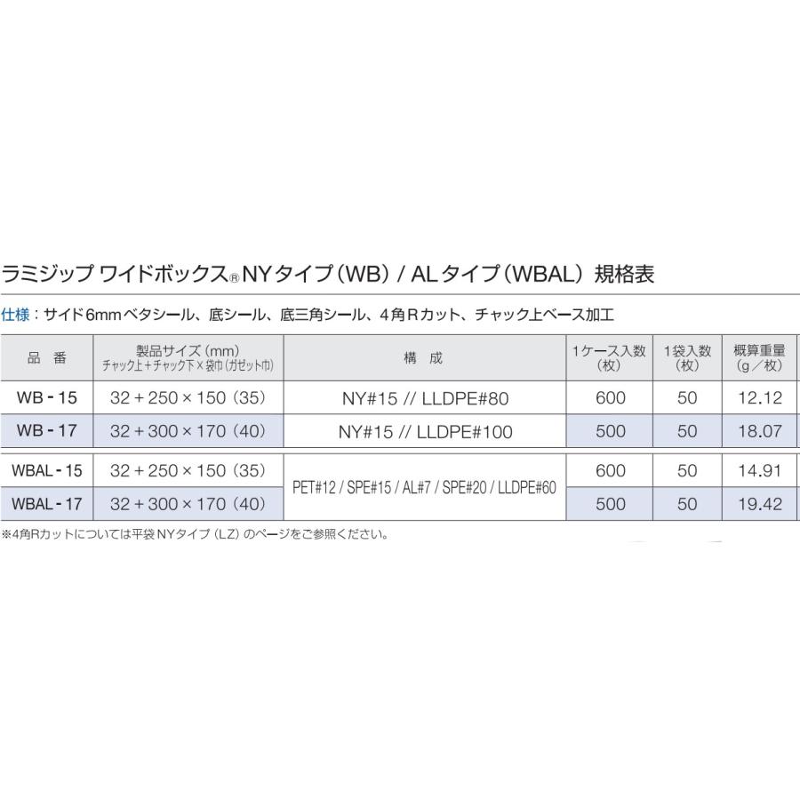 ワイドボックス NYタイプチャック袋 WB-15 ケース600枚 : ビニール・ポリの店 - 通販 - Yahoo!ショッピング