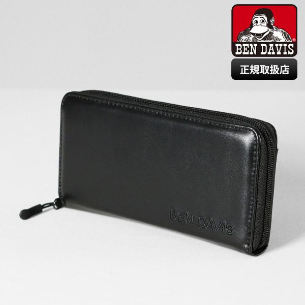 BEN DAVIS（ベンデイビス） 長財布 LONG WALLET color embro ロングウォレット ラウンドファスナー 財布 ロゴ ...