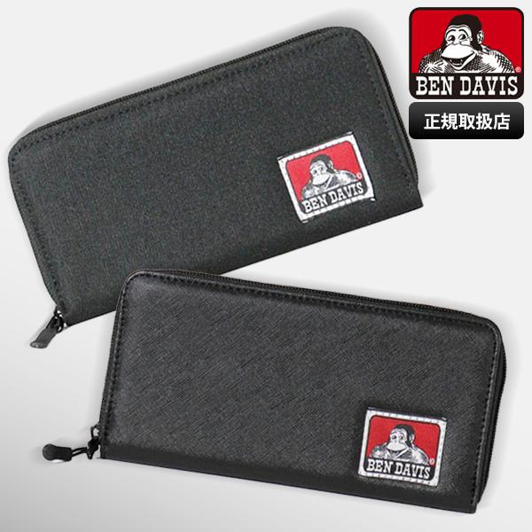 BEN DAVIS 《ポイント10倍》ベンデイビス 長財布 LONG WALLET ロングウォレット ロゴ ラウンドファスナー 財布 各色 ...