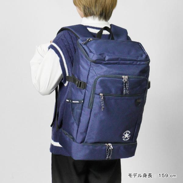 CONVERSE 《ポイント10倍 | Wノベルティ》コンバース バックパック スクエアリュック ボックス型 スクバ リュック 33L 撥水 各色 20075 ブランド [正規取扱店 ...