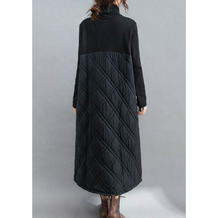 レディース ワンピース ダイヤモンド クリップコットン 20代 30代 40代 50代 キルティング コートドレス ボトムスカート ブラック ブラウン : ne1230 : Violeta ...