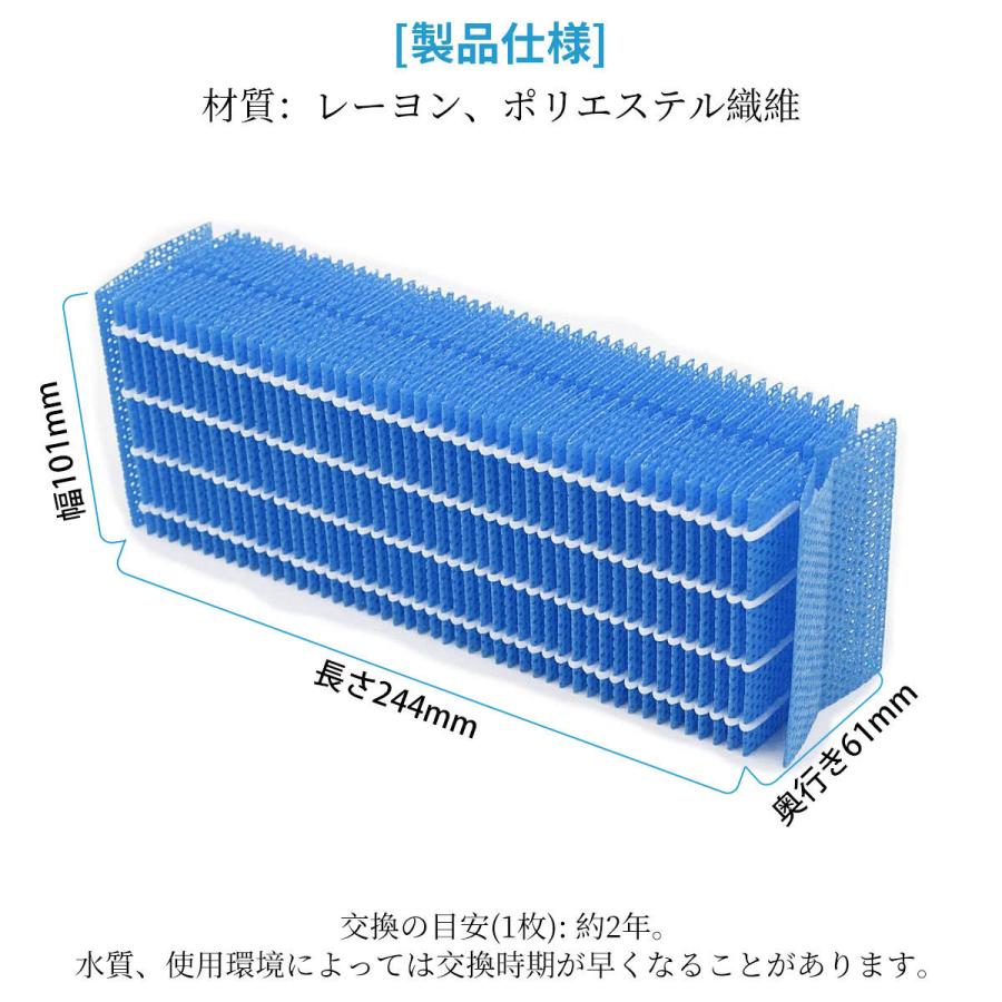 SHARP シャープ 加湿フィルター HV-FY5 加湿器 交換フィルター (HV-FS5の同等品) 加湿機用 フィルター hv-fy5 互換品(2枚入り) : voices-store ...