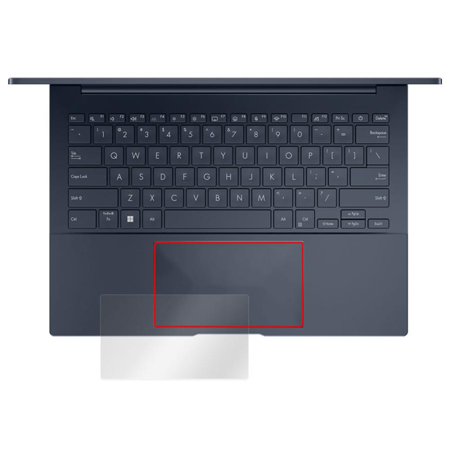 ASUS（エイスース） ASUS Zenbook 14 OLED UX3405MA タッチパッド 用 保護フィルム OverLay ...