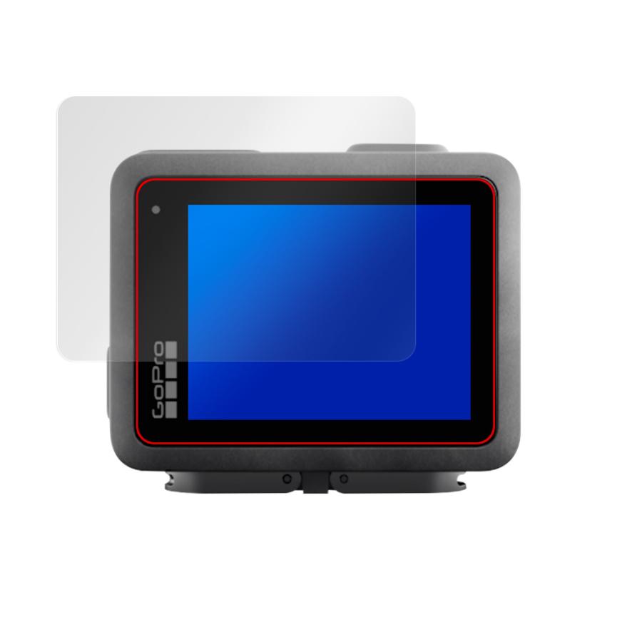 GoPro HERO 保護 フィルム OverLay Absorber 高光沢 for ゴープロ ヒーロー 衝撃吸収 高光沢 ブルーライト ...