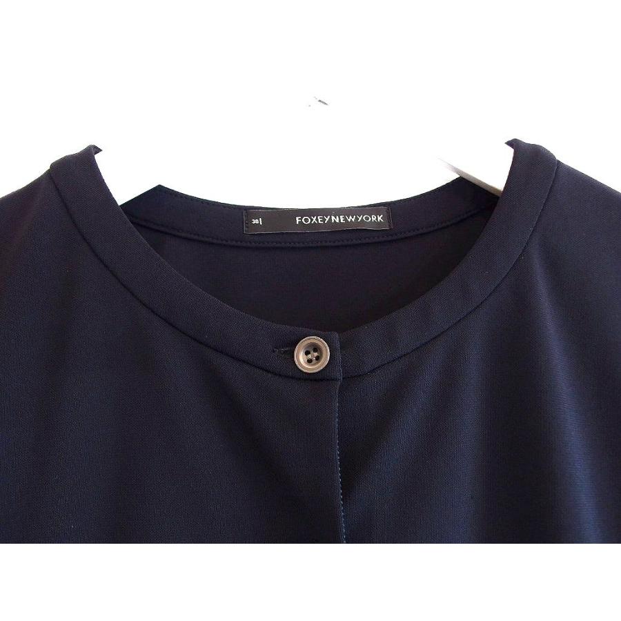 FOXEY NEW YORK フォクシーニューヨーク パフスリーブ ボタン FOXEY NEW YORK フォクシーニューヨーク パフスリーブ ボタン