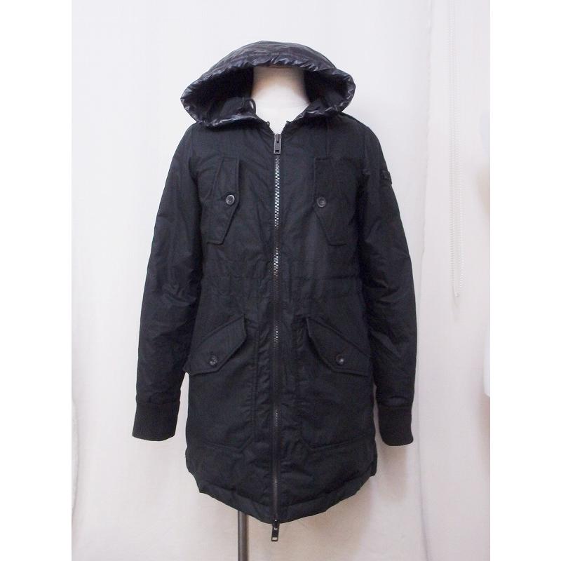 DIESEL ディーゼル フード ダウンコート ミリタリー メンズ XXS ブラック : ow4606202005 : Visionヤフーショッピング店 - 通販 - Yahoo!ショッピング