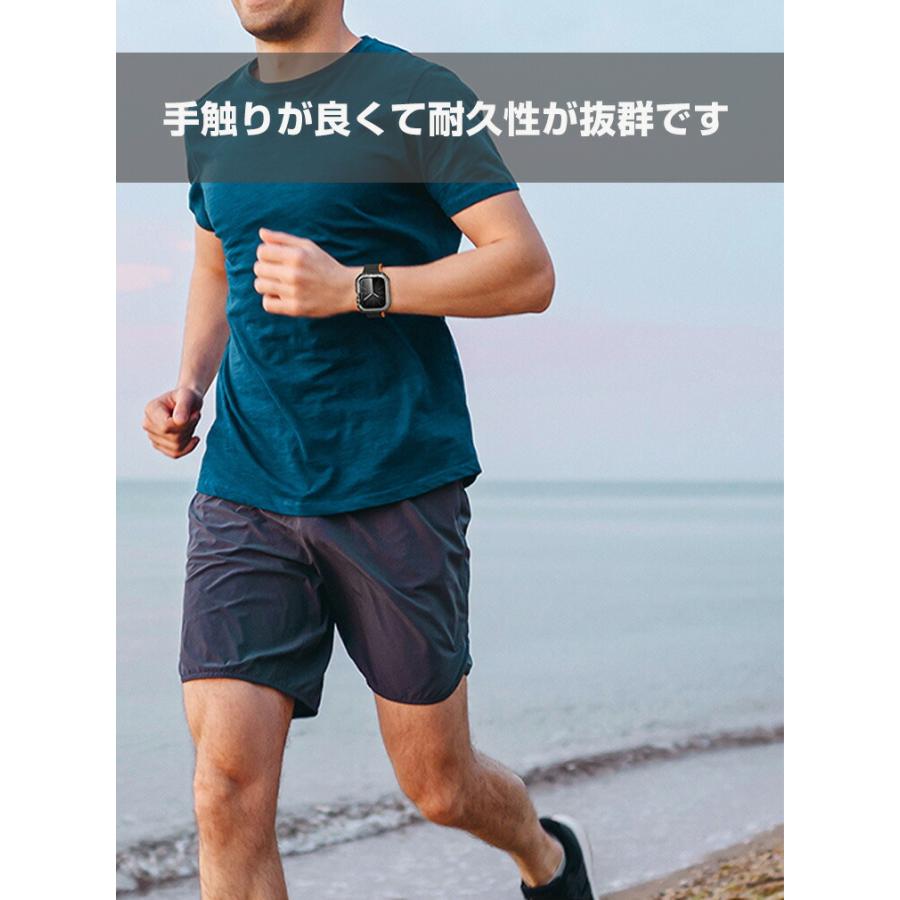 アップルウォッチ10 42mm/46mm 用の ケース タフで頑丈 2重構造 TPU&PC素材 クリア ケース カバー CASE 軽量 簡単 ...